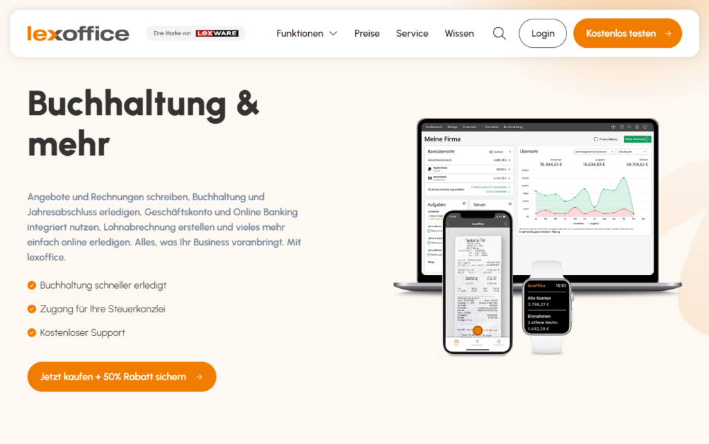 Lexware Office 6 Monate gratis